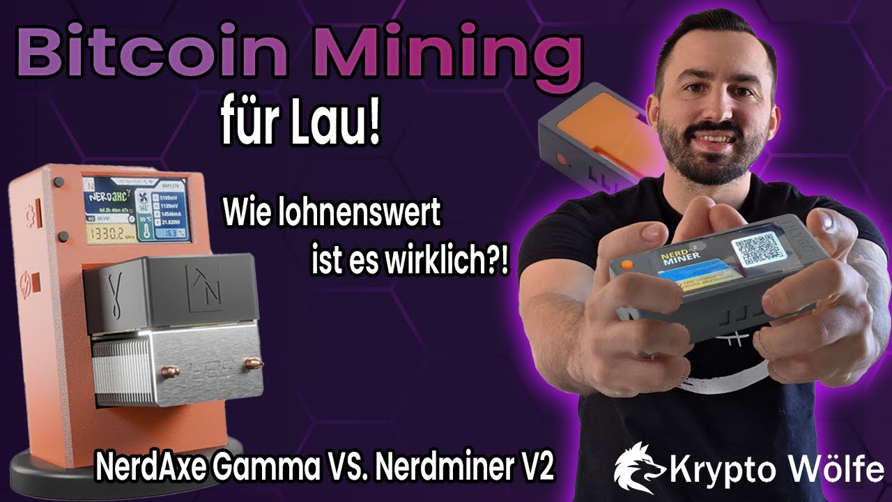Reich durch Plug & Play Bitcoin Mining? Lottery Mining erklärt! NerdAxe ...