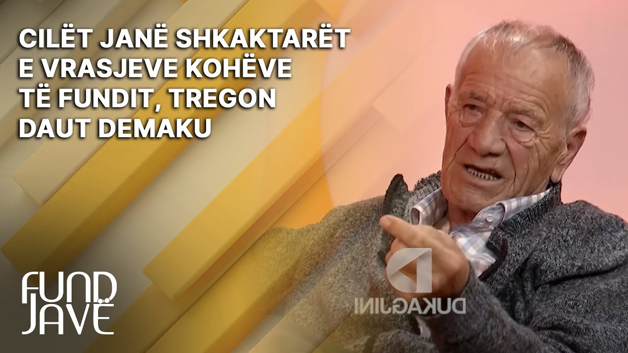 Cilët janë shkaktarët e vrasjeve kohëve të fundit, tregon Daut Demaku ...