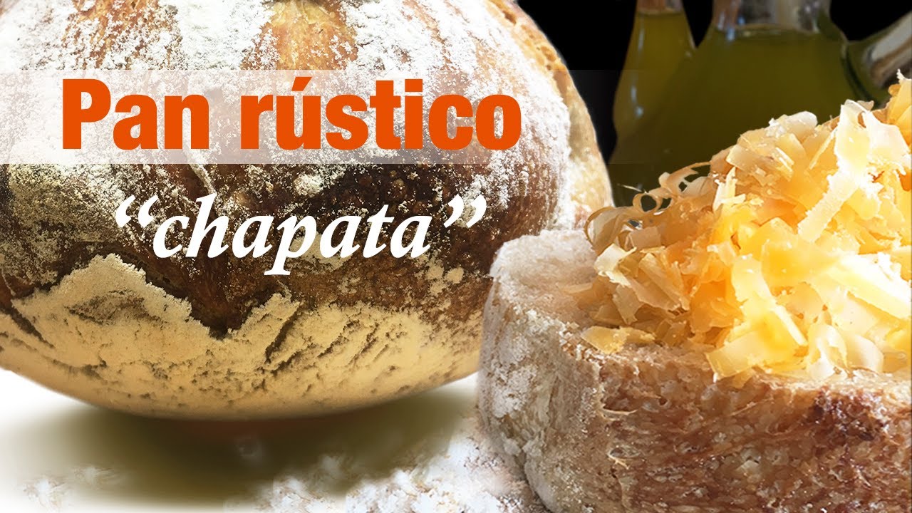 🟢 APRENDE cómo preparar PAN Chapata o Ciabatta SIN AMASAR (FÁCIL te va ...