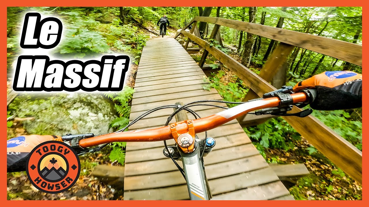 Le Massif Bike Park in Quebec! Never ending downhill! So much flow ...