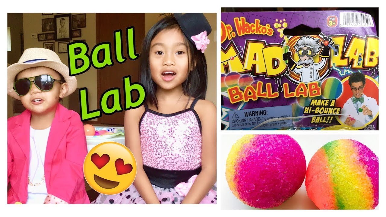 Make your own Bouncy Ball Lab Fun Activity for Kids - YouTube