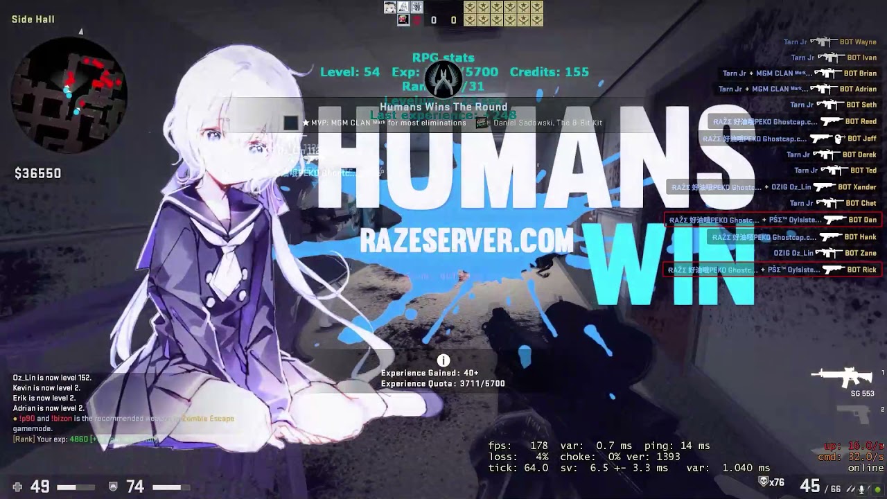 CS:GO RAZE | Zombie Riot - Map cs_office - YouTube