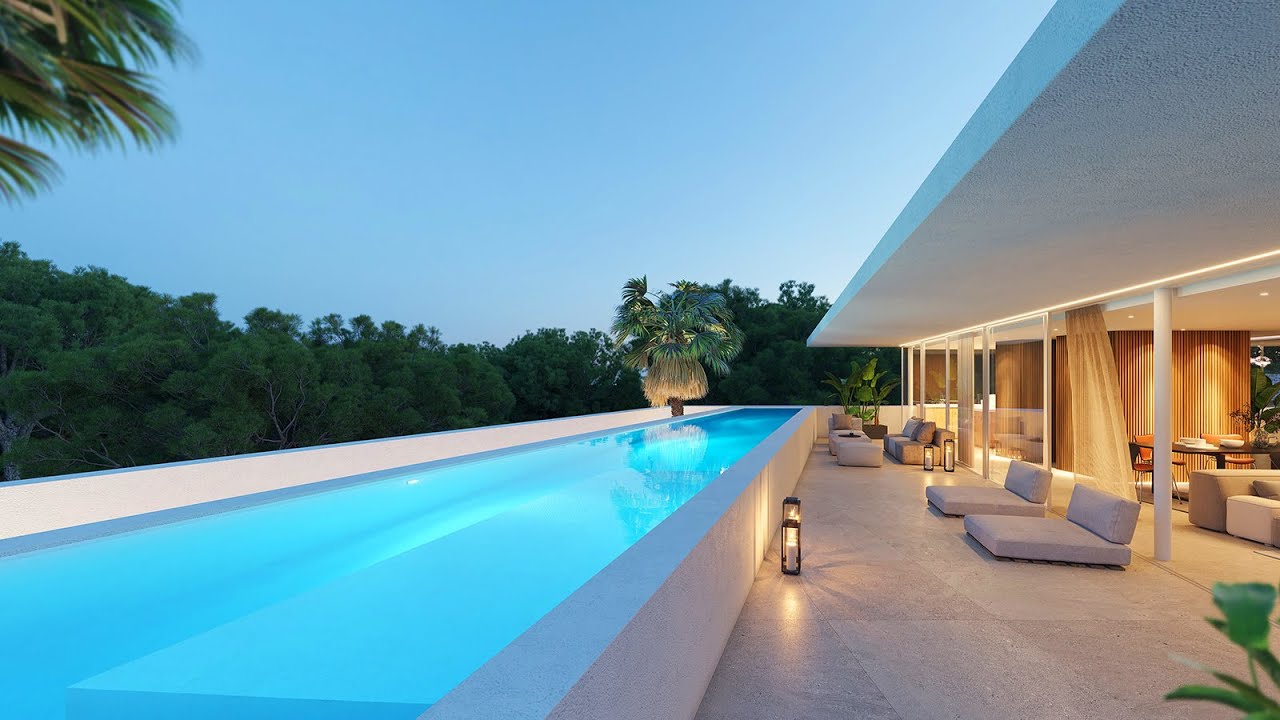 Exquisite new single-family home nestled within the private housing ...