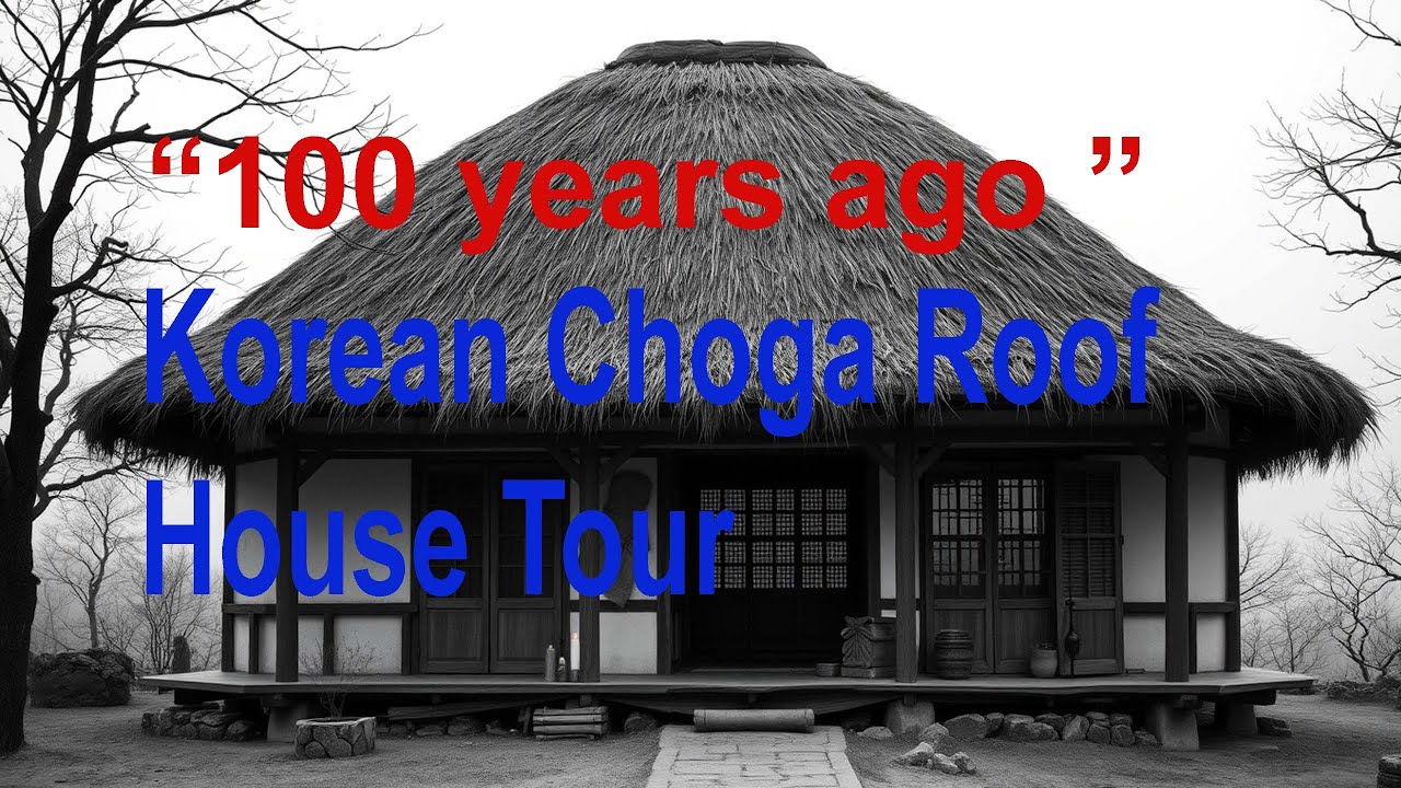 "Korean Traditional House Tour " 100 years ago !! ' Choga ' Roofing ...