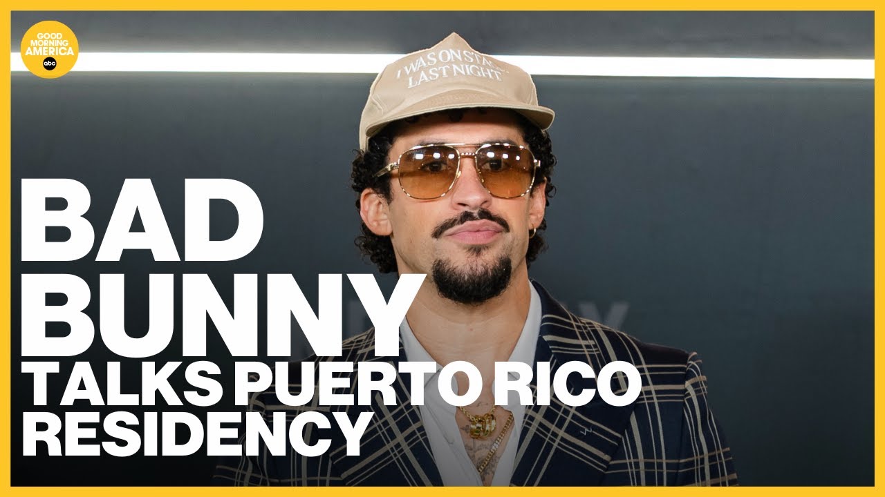 Bad Bunny speaks on his Puerto Rico residency 'No me quiero ir de aqui' - YouTube