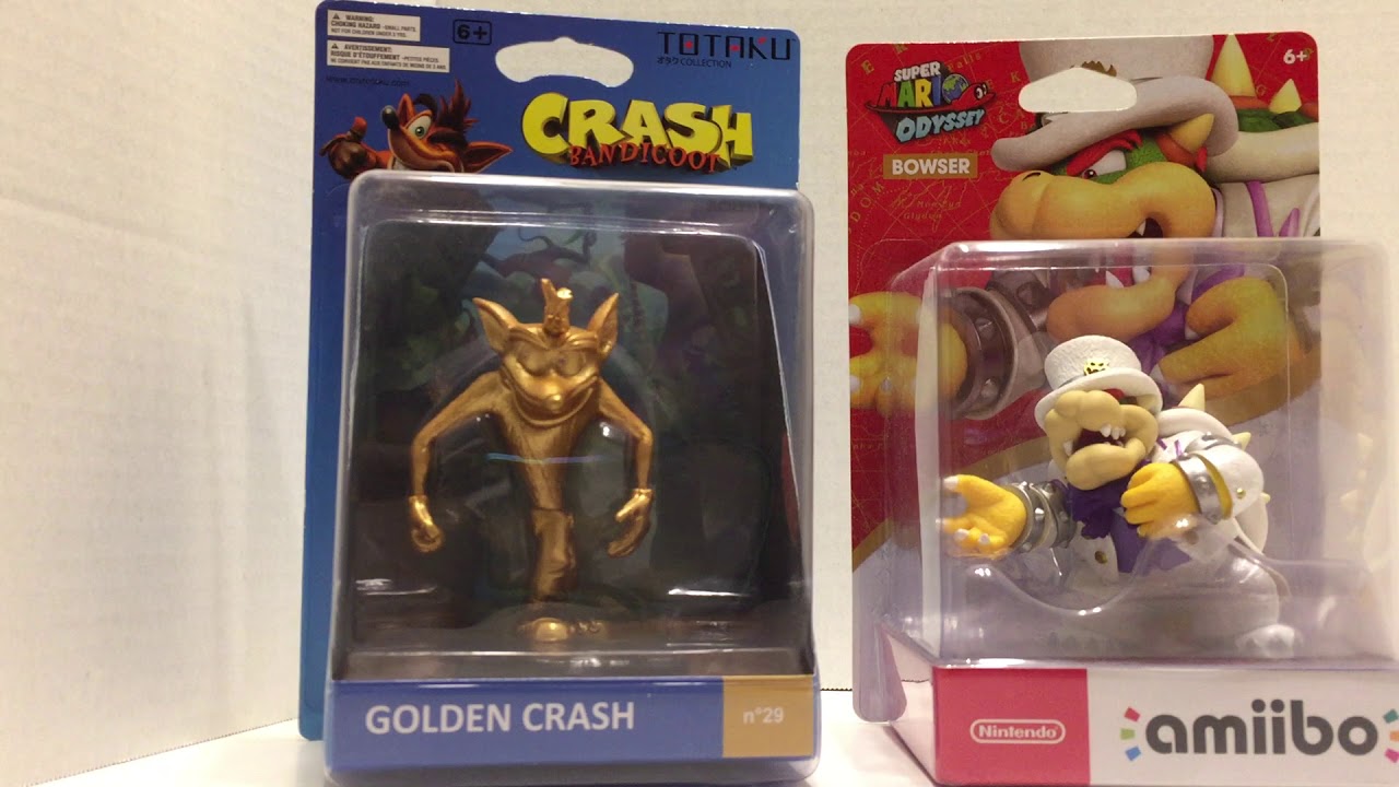 New Name New Year! Totaku Golden Crash Sony Crash Bandicoot Figure ...