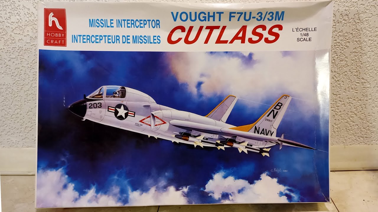 F7U -3 Cutlass build 1/48 scale Pt1 by Hobbycraft - YouTube