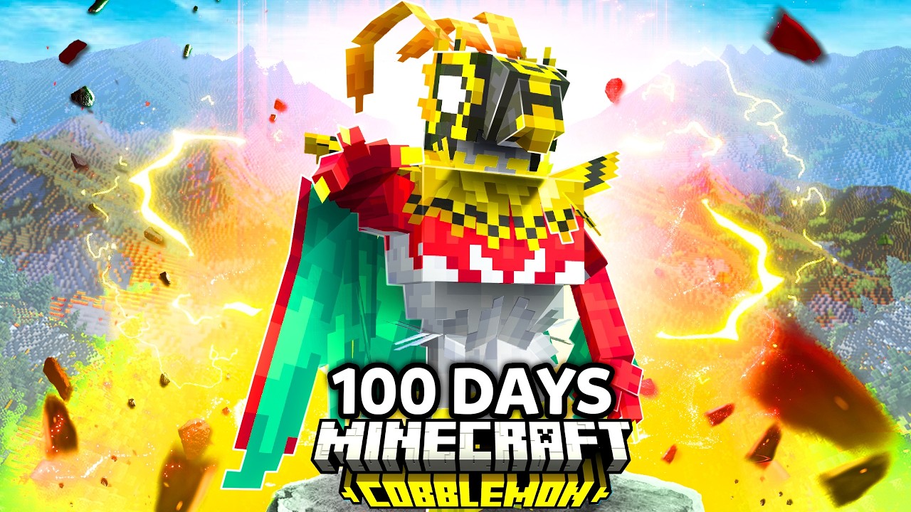 I Spent 100 Days in CUSTOM MEGA Pokémon Minecraft VS. my Rival! (Duos ...