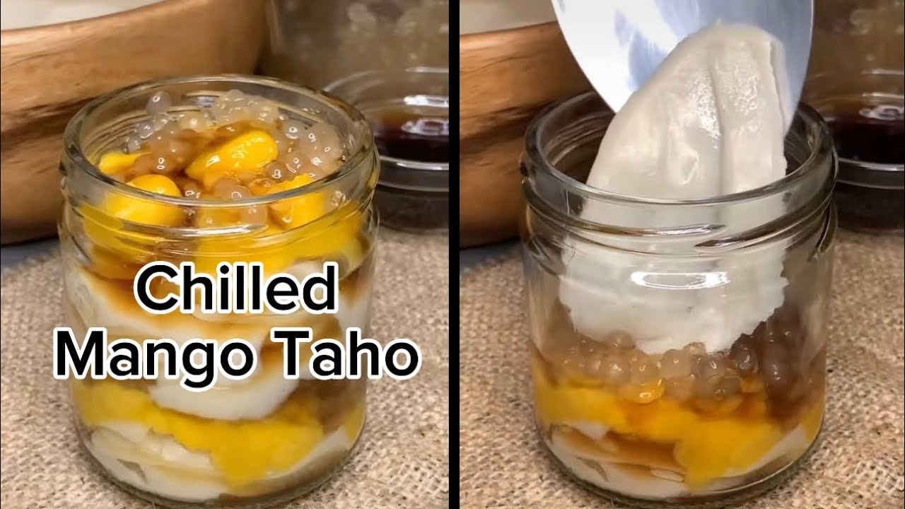 CHILLED MANGO TAHO RECIPE | HOW TO MAKE MANGO TAHO | TAHO IN A BOTTLE ...