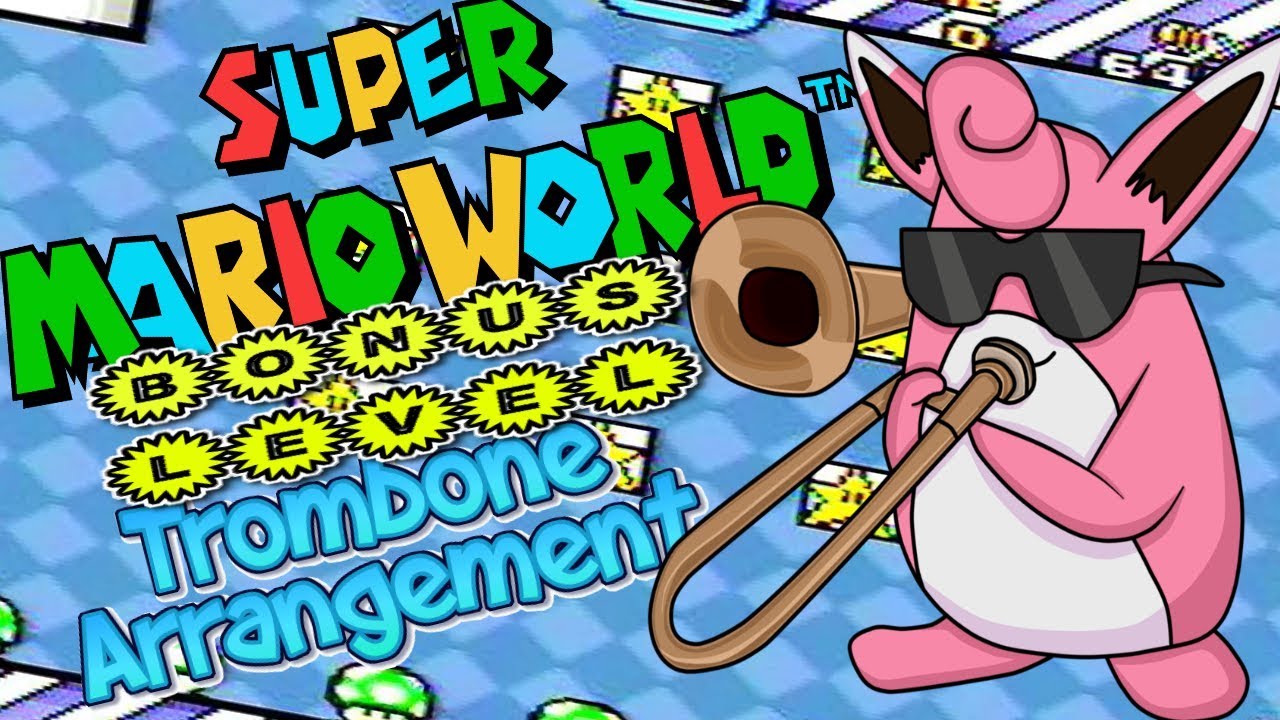 Bonus Screen Super Mario World Trombone Arrangement *With Sheet Music ...