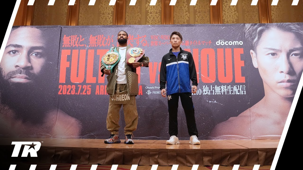 Behind the Scenes at the Press Conference with Fulton & Inoue | Unified ...