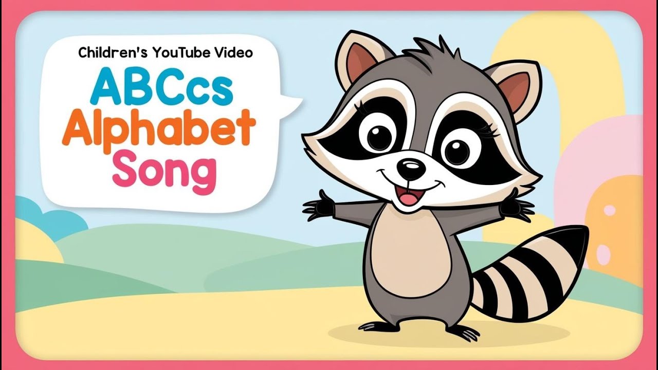 ABC Alphabet Song - Raccoon Sings ABC! 🎵 | AL TUNES - YouTube