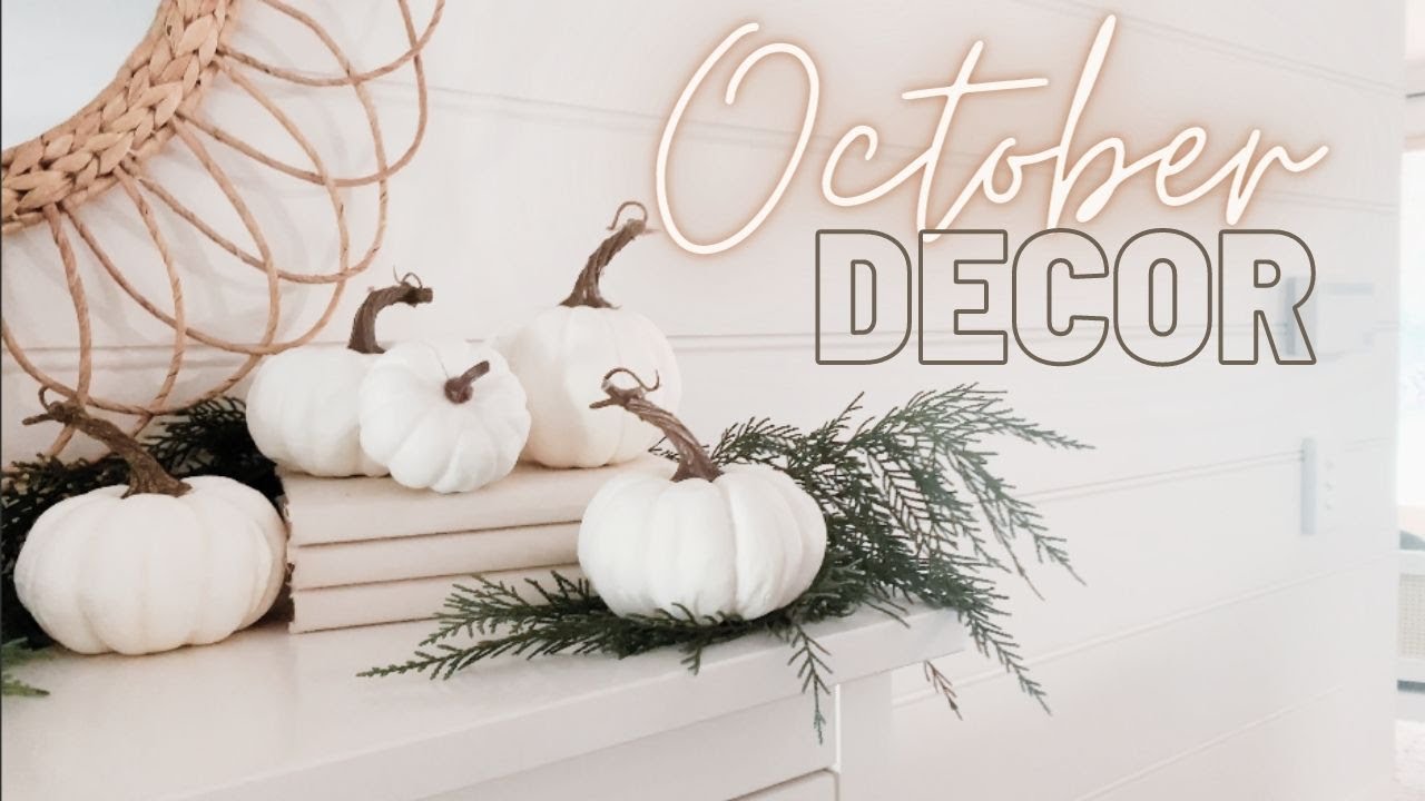 October Decorating 2021 - YouTube