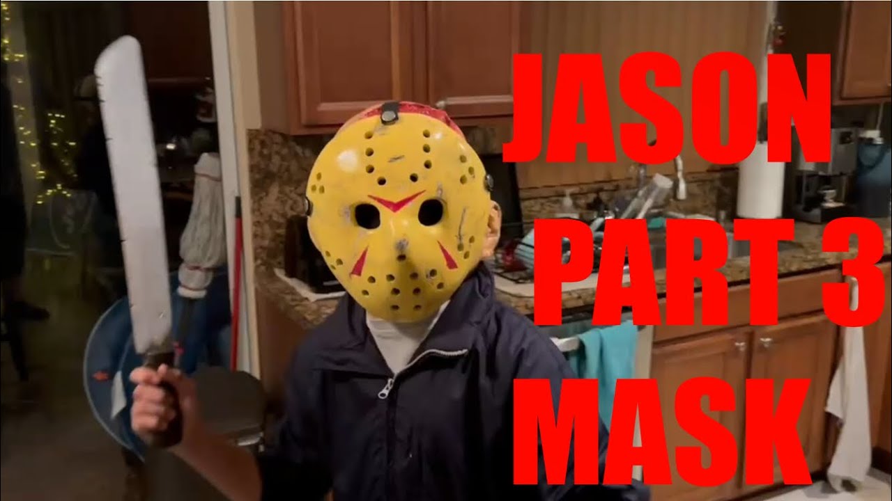 Jason part 3 mask show off - YouTube