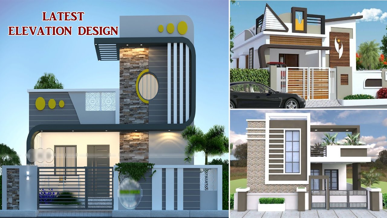 Single Floor Low Budget Normal House Front Elevation Designs - Home Alqu