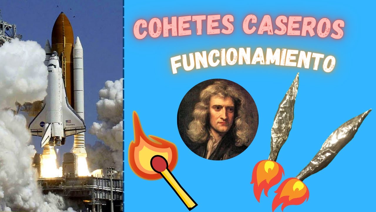 Cómo hacer 🚀COHETES en Casa🏠| Cómo FUNCIONAN | Tercera Ley de Newton ...