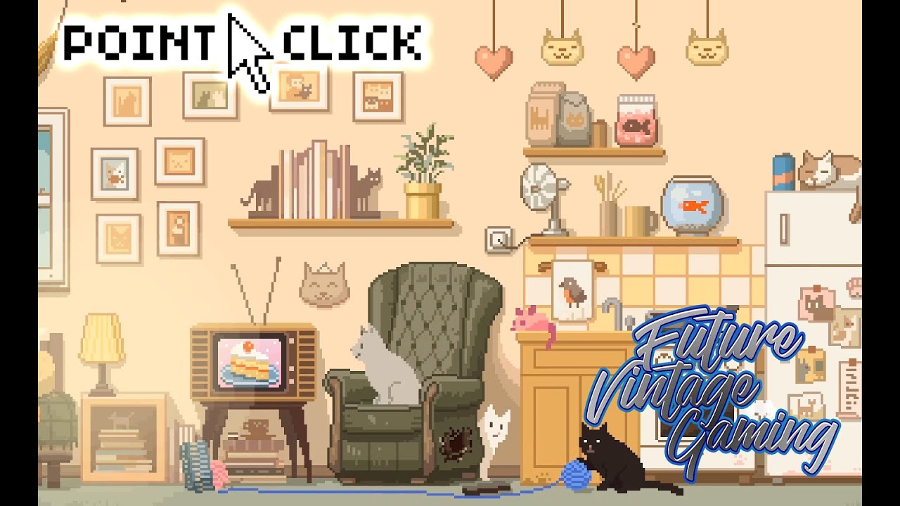 6 Cats Under (Unity) Free Cute Pixel Art Point and Click Adventure Game ...