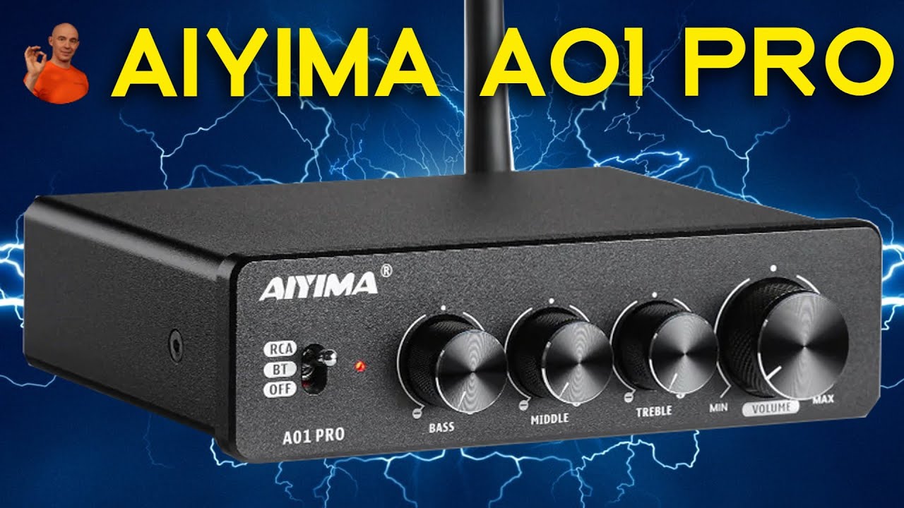 Aiyima A01 Pro with Klipsch RP 600MII - YouTube