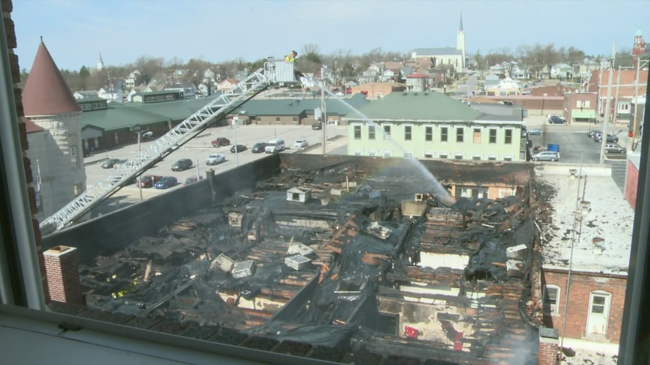 Huntington thanks firefighting efforts after massive fire - YouTube