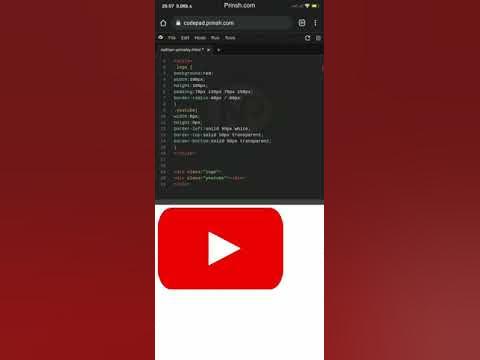 Create YouTube Logo Using HTML & CSS - Live Coding With Phone #android #shorts - YouTube