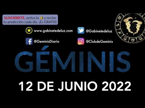 Horóscopo Diario - Géminis - 12 de Junio de 2022.