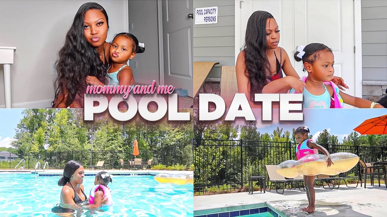 MOMMY & ME POOL DATE : Get Ready With Us , Packing Snacks + Life Update - YouTube