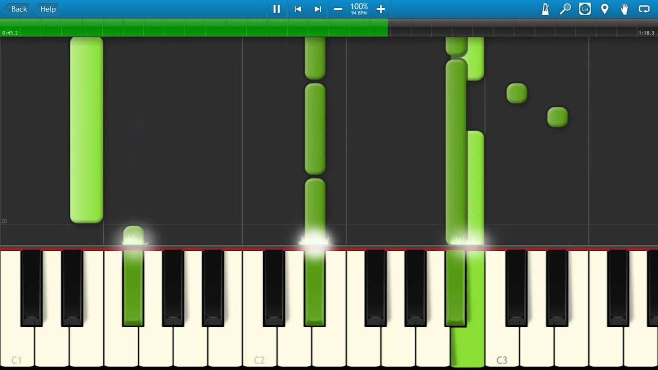 Red - Pieces on Piano tutorial - YouTube
