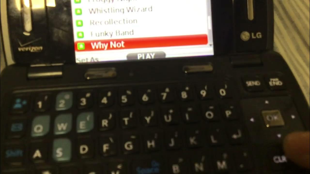 LG Env3 ringtones - YouTube