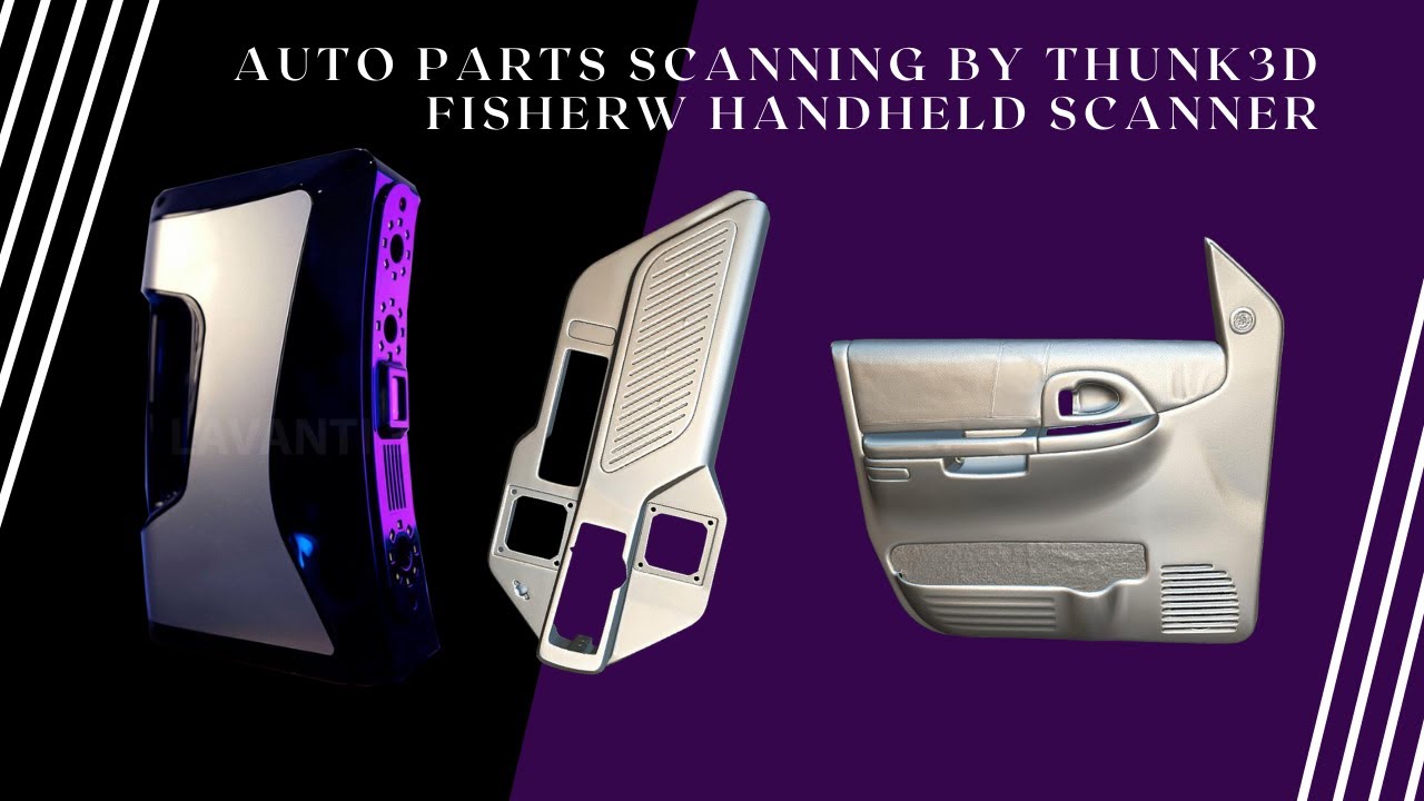 Auto parts scanning by Thunk3D FisherW handheld scanner - YouTube
