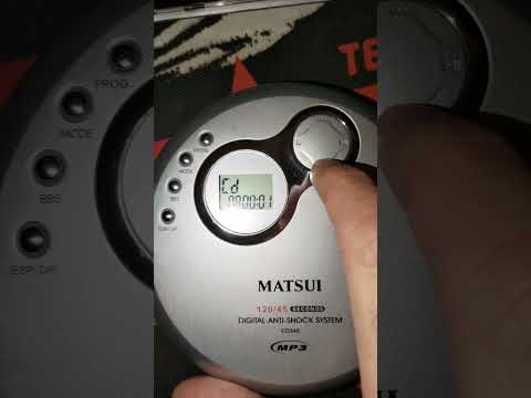 Matsui CD345 Portable Walkman CD & mP3 player - YouTube