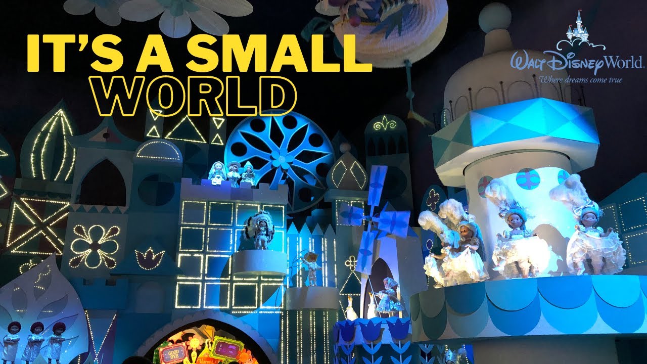 It's A Small World Full Ride at Magic Kingdom Disney World Florida ...