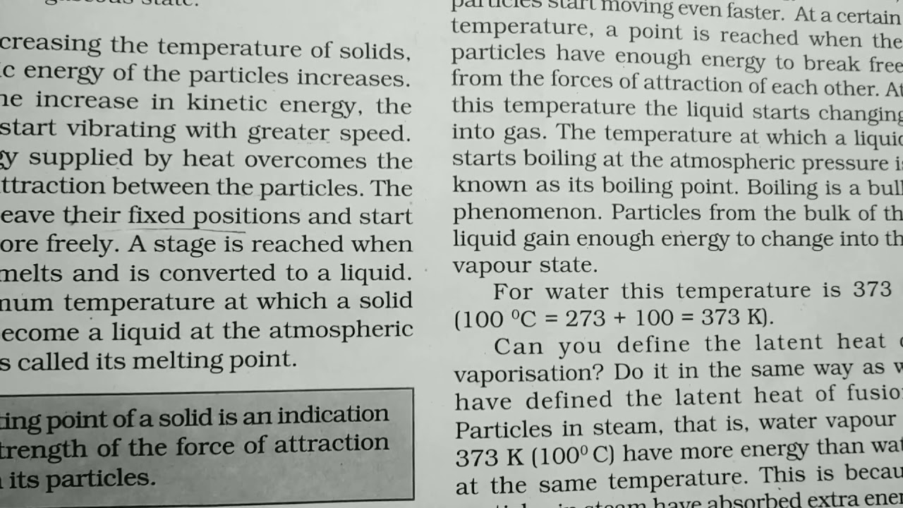 class 9 matter in our surrounding boiling point boiling a bulk ...