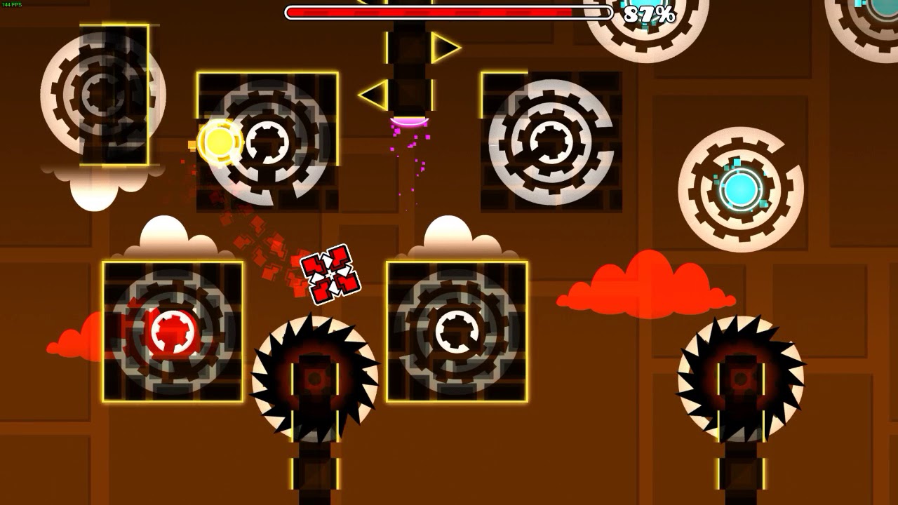 Geometry Dash Hard Demon | HazardSector 1 (ZenthicAlpha) - YouTube