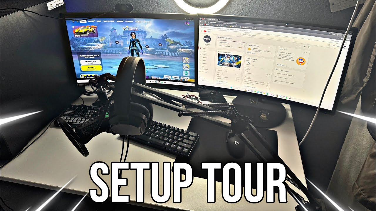 My SETUP as a SMALL YOUTUBER - YouTube