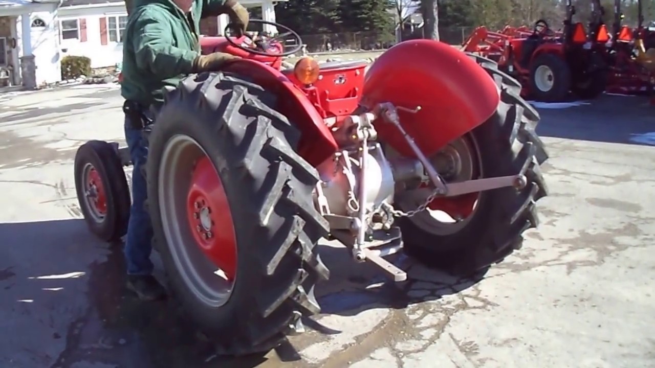 Massey Ferguson 50 Tractor - YouTube