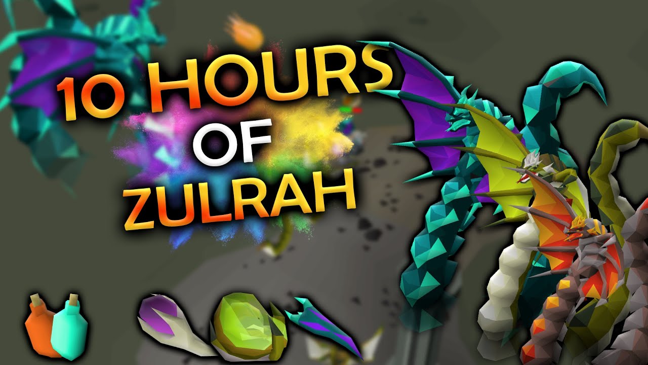 Loot From 10 Hours Of Zulrah - YouTube