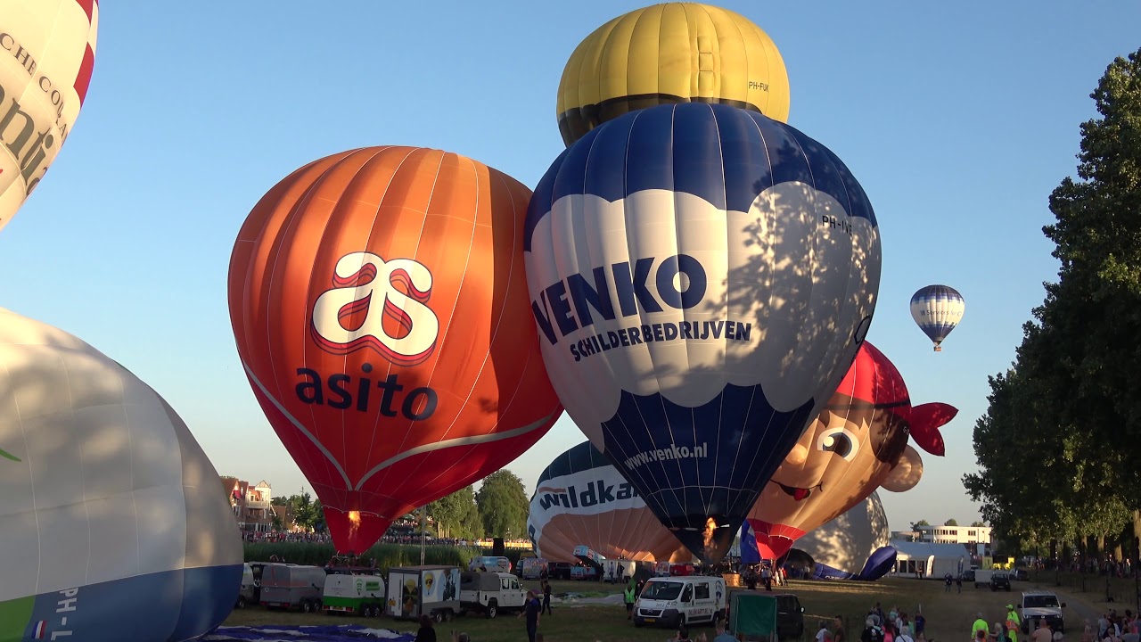 Ballonnenfestival Hardenberg 2018 - YouTube