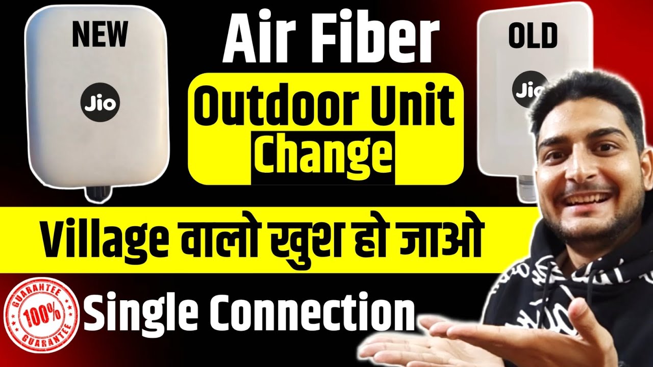 Jio Air Fiber New Big Update | Outdoor Unit Change | Good News For ...