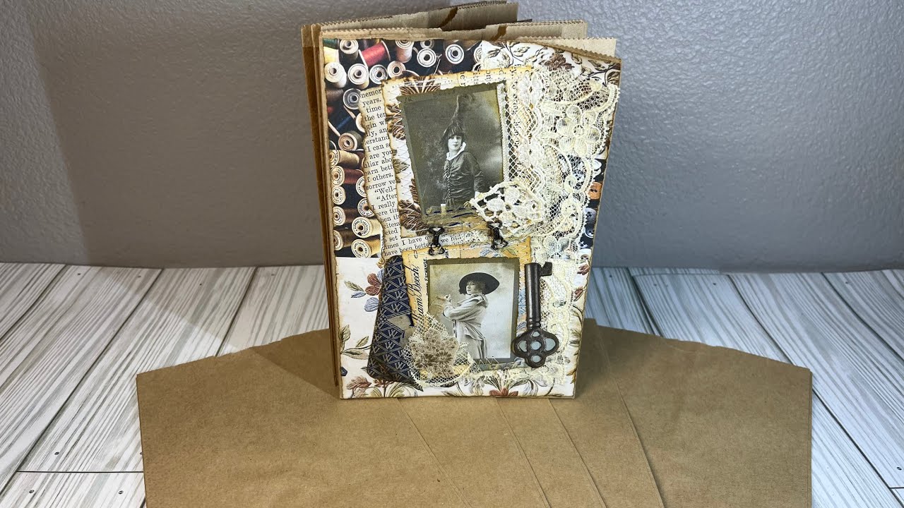 Simple Paper Bag Journal Episode #1 - YouTube