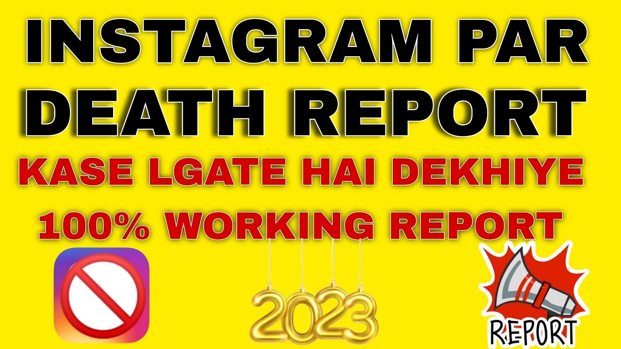 how to memorialize Instagram 2023 || Instagram death report 100% ...