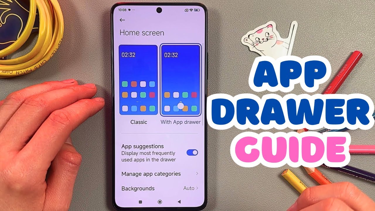 How to Turn On/Off App Drawer on POCO X6 Pro - YouTube