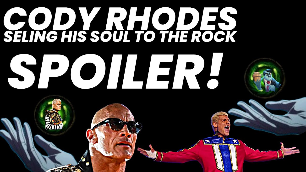 Cody Rhodes Selling His Soul meme! SPOILERS - YouTube