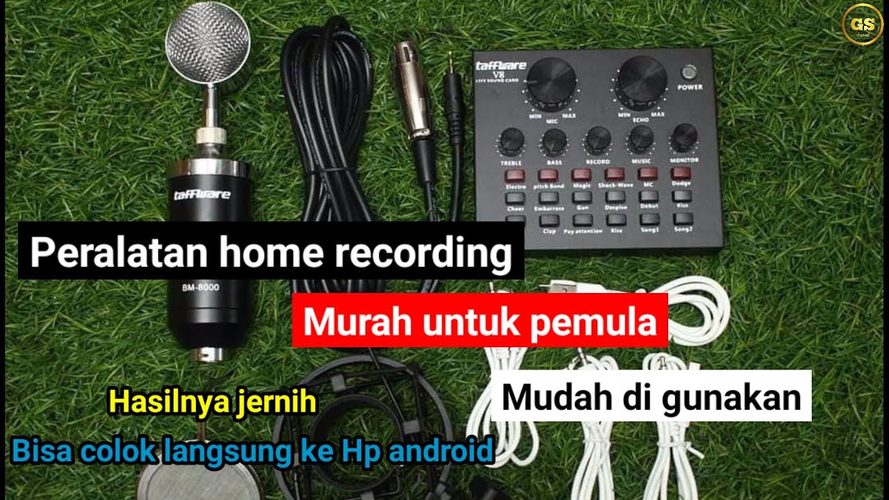 Peralatan home recording murah untuk pemula | hasilnya? tidak usah di ...