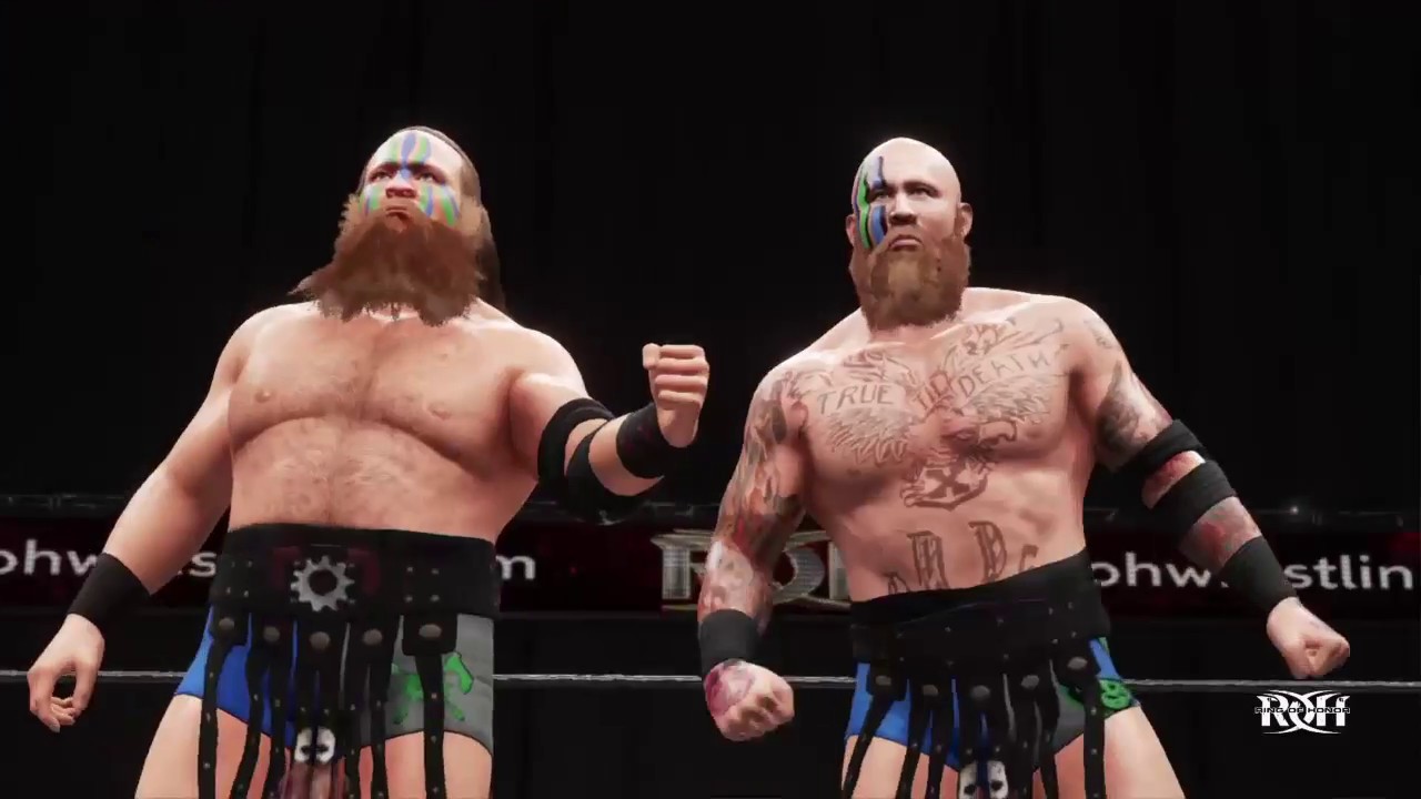 WWE 2k18 War Machine in Ring of Honor - YouTube
