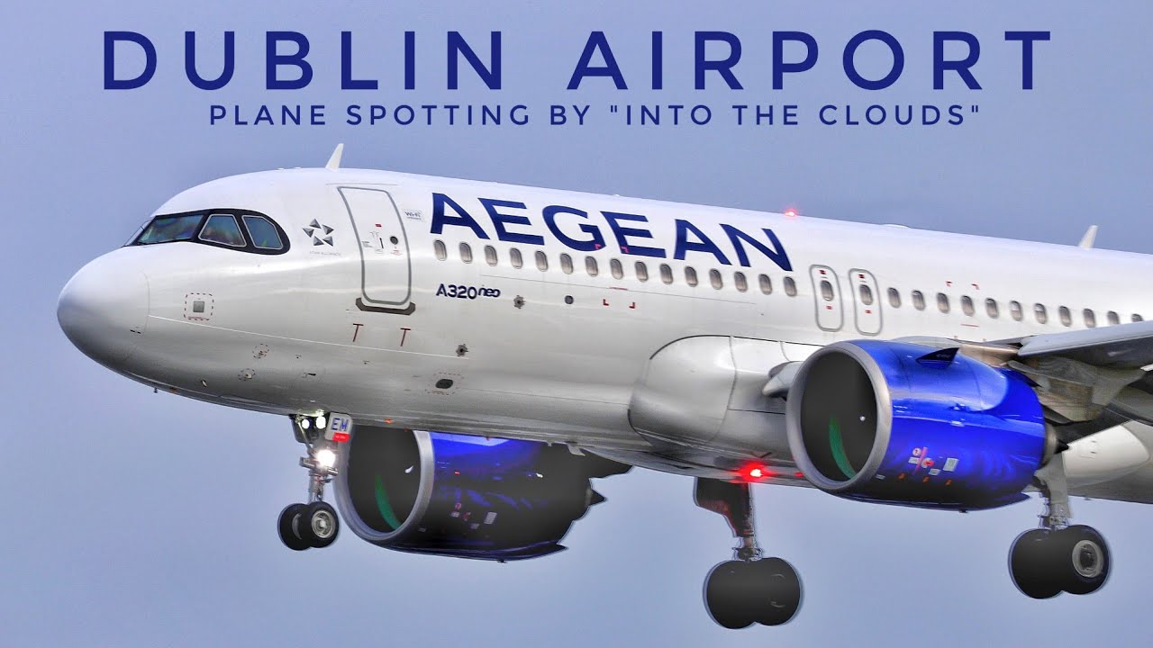 STRONG WIND GUST OF 88kmph | WINDY WINTER | PLANE SPOTTING AT DUBLIN ...
