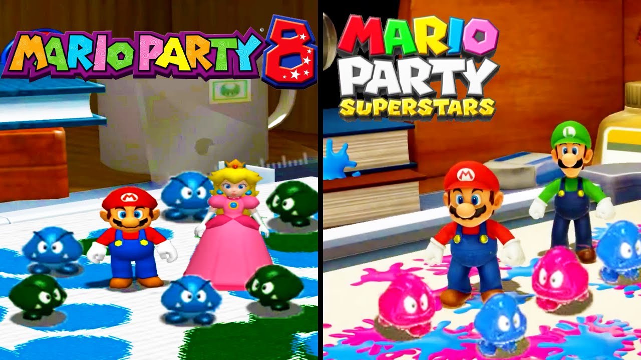 Evolution of all Mario Party 8 Minigames in Mario Party Superstars ...