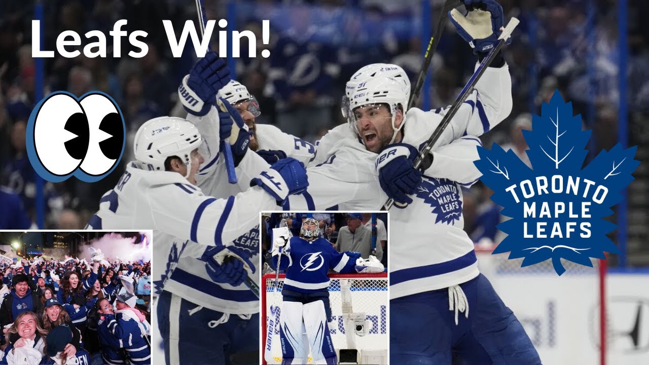 Week 2 Recap of the NHL Playoffs | Maple Leafs WIN!! - YouTube