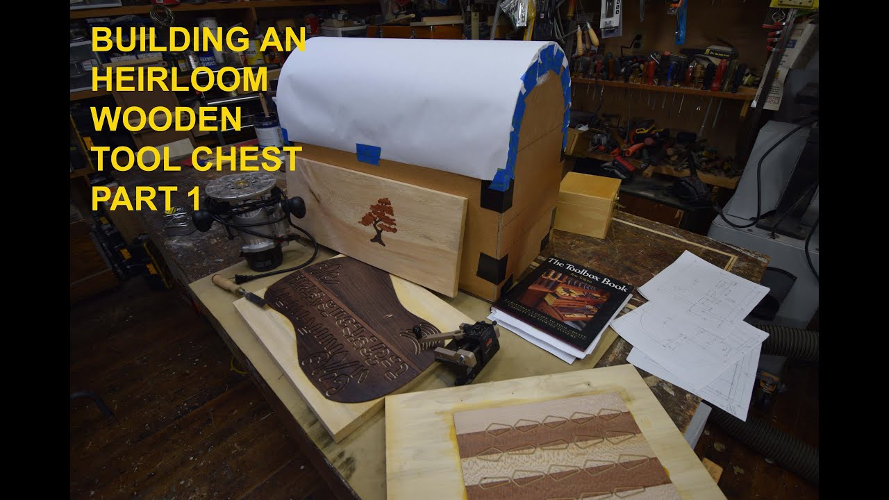 Building an heirloom quality wooden tool chest with coopered lid and ...