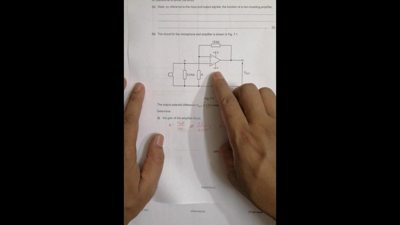 2020 CAIE AS & A level May June Physics Paper 41 Q. No. 7 (9702/41/M/J ...