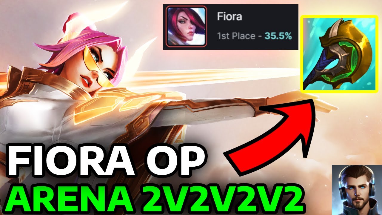 Fiora is OP in League's New Arena Mode 2V2V2V2 | League of Legends ...